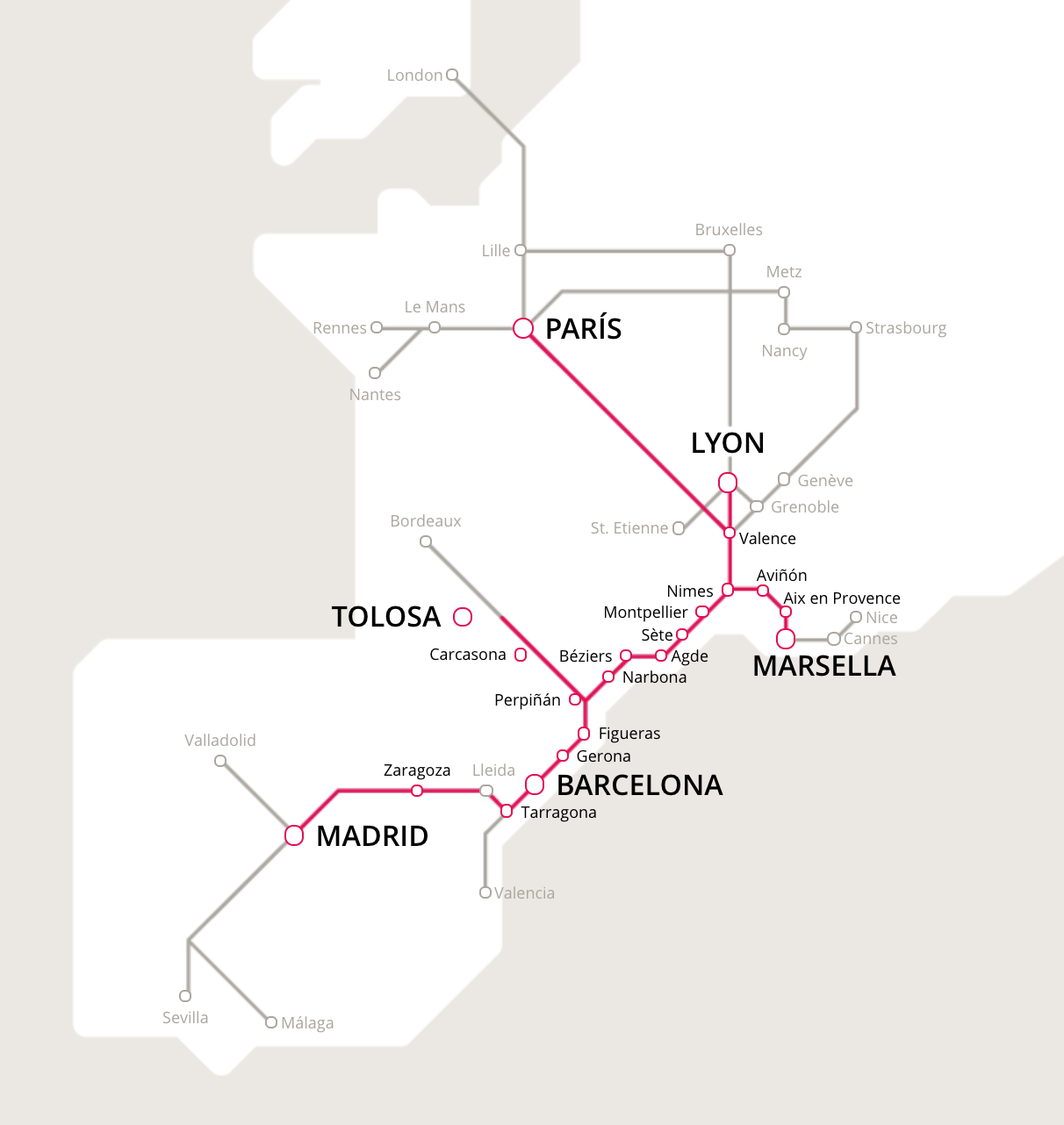 Trenes a Francia desde España. Barcelona, Madrid, París y más – Vivir Europa